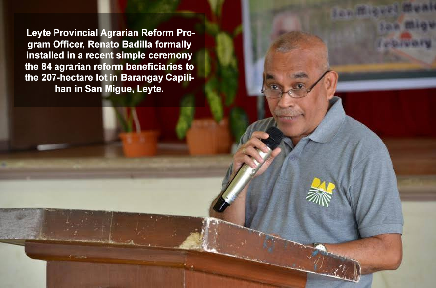 DAR INSTALLS 84 BENEFICIARIES